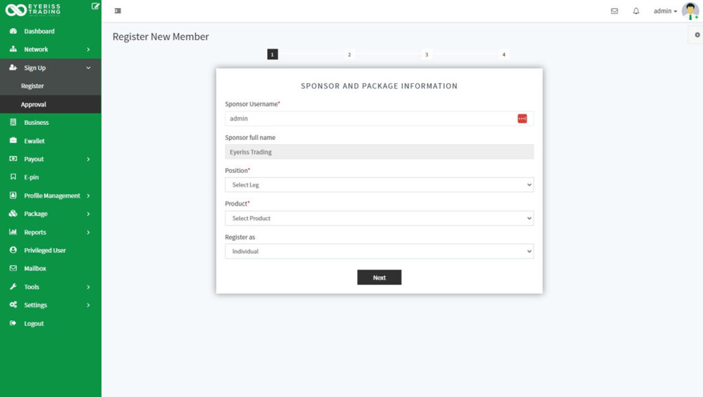 Eyeriss Trading (MLM System) - Helpdesk Online Solutions - IT Solutions & Managed Services Provider