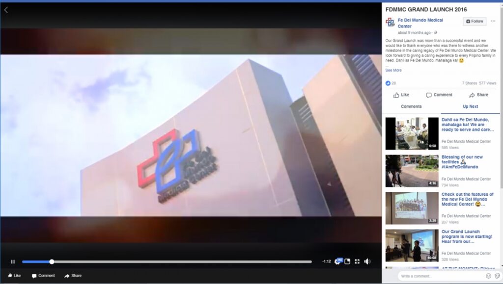 Fe Del Mundo Medical Center (Facebook) - Helpdesk Online Solutions - IT ...